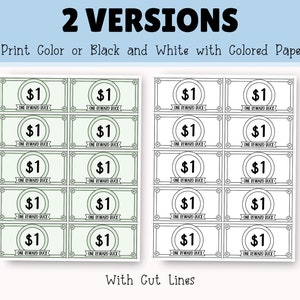 Orange, Green and Blue Editable Kids Reward Chart With Reward Bucks ...