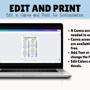 Orange, Green and Blue Editable Kids Reward Chart With Reward Bucks ...