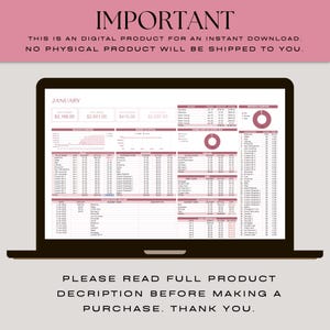 Ultimate Budget Bundle-dusty Rose, Budget Planner for Google Sheets ...