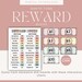 Earth Tones Editable Kids Reward Chart With Reward Bucks Allowance ...