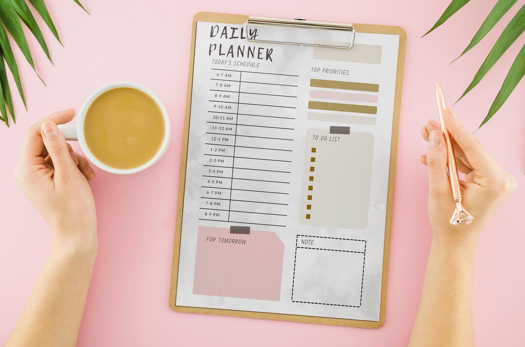 Daily Planner, Lifetime Activity Daily Tracker, Daily Tracker, Activity ...
