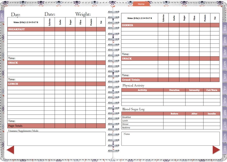 This Diabetes Planner Helps You Manage Your Diabetes Efficiently by ...