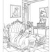 Cat Coloring Page Adult and Kids Colouring Book Cozy and Cute Cats 10 ...
