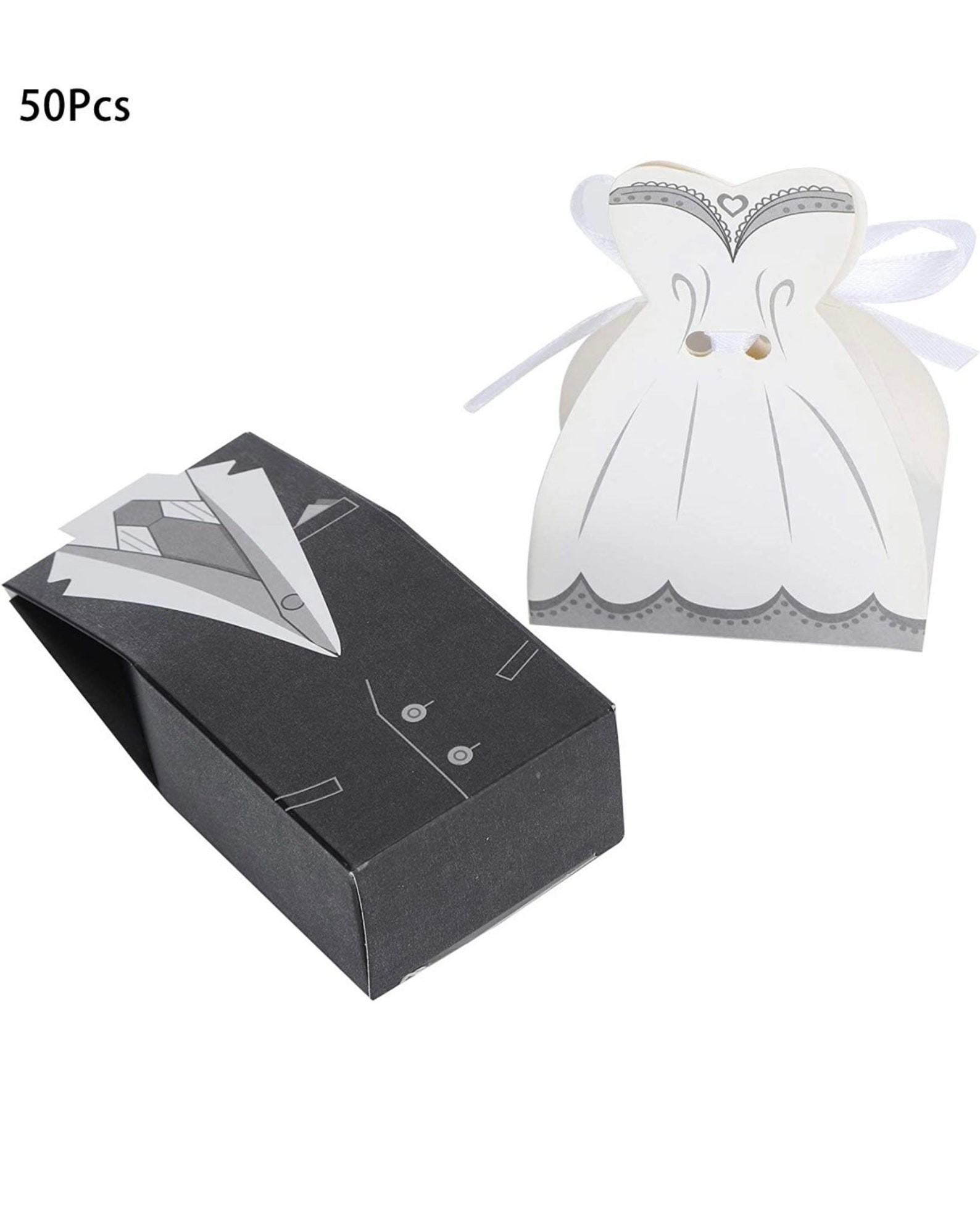 Wedding Candy Boxes-wedding Treat Boxes-bride Groom Candy Box-wedding ...