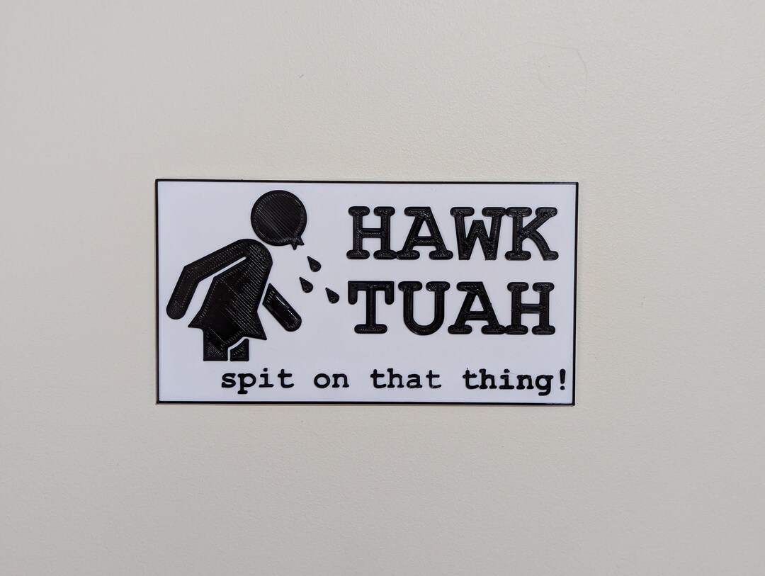 Hawk Tuah Sign - Etsy