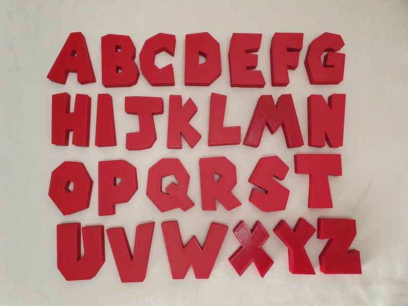 Super Nintendo Font Alphabet - Etsy