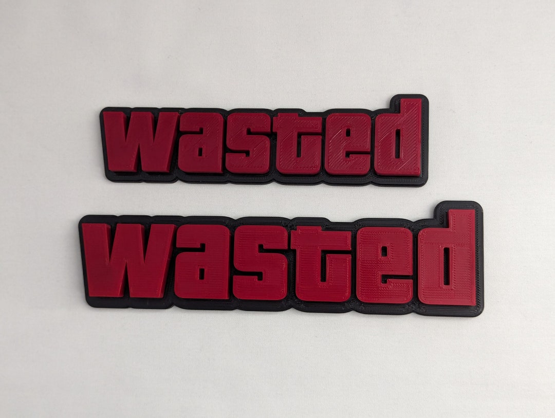 GTA wasted Logo / Sign multiple Sizes - Etsy UK