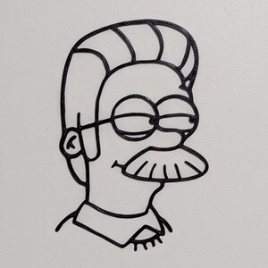 The Simpsons Ned Flanders Wall Art multiple Designs - Etsy
