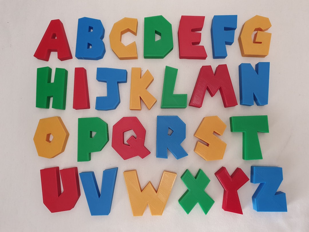 Super Nintendo Font Alphabet - Etsy