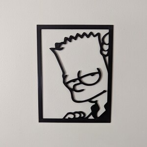 The Simpsons Bart Simpson Wall Art multiple Designs - Etsy