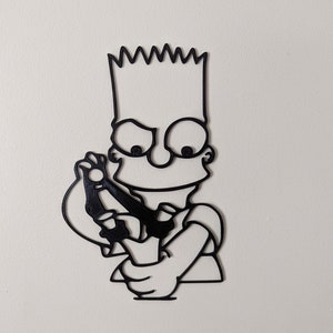 The Simpsons Bart Simpson Wall Art multiple Designs - Etsy