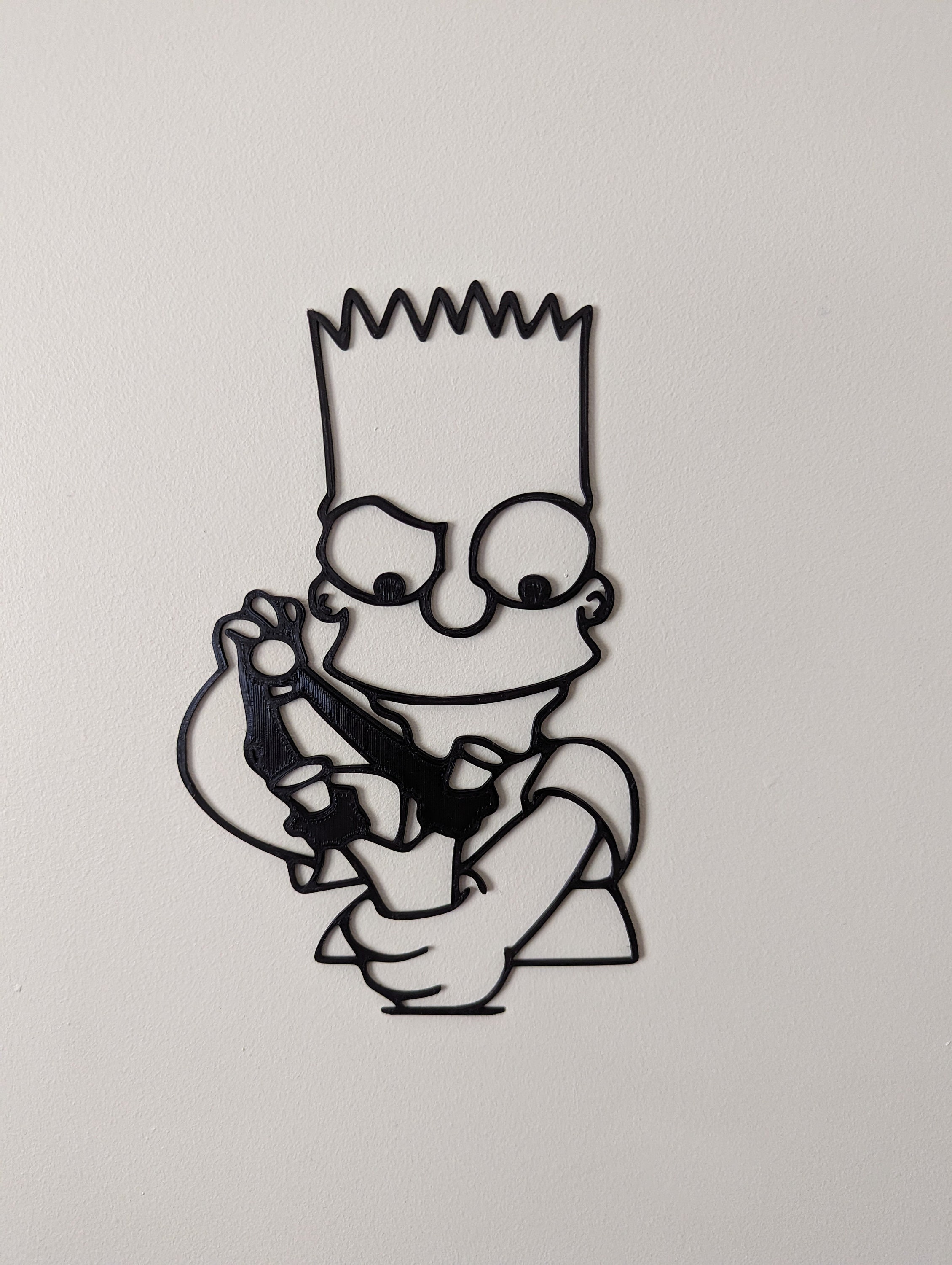 The Simpsons Bart Simpson Wall Art multiple Designs - Etsy