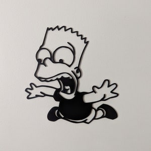 The Simpsons Bart Simpson Wall Art multiple Designs - Etsy