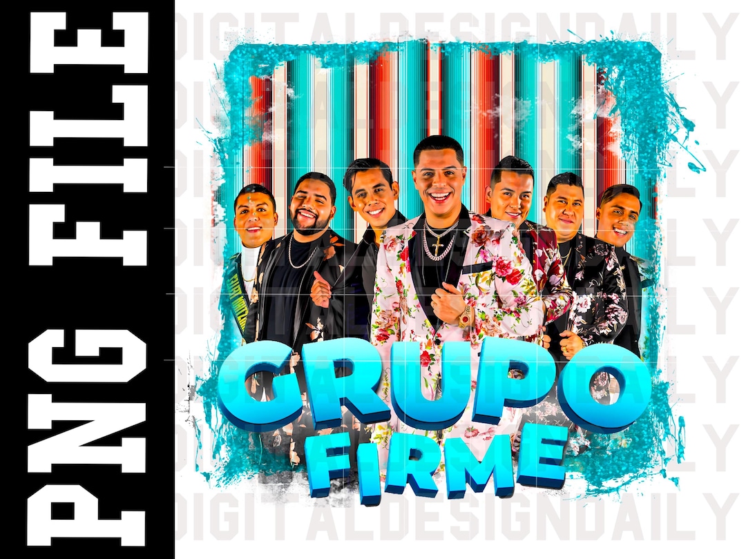 Groupo Firme PNG Transparent Background Digital Download Design for ...