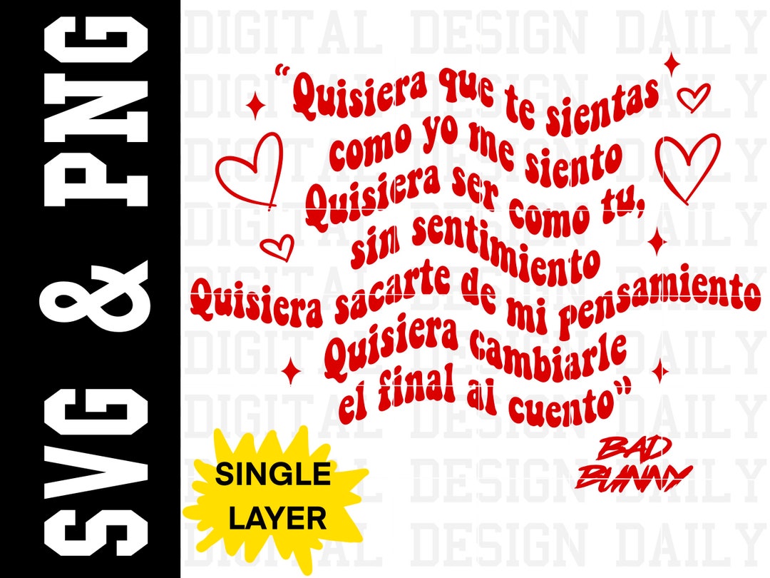 Bad Bunny Valentines Day Hearts PNG Picture Single Layer Digital ...