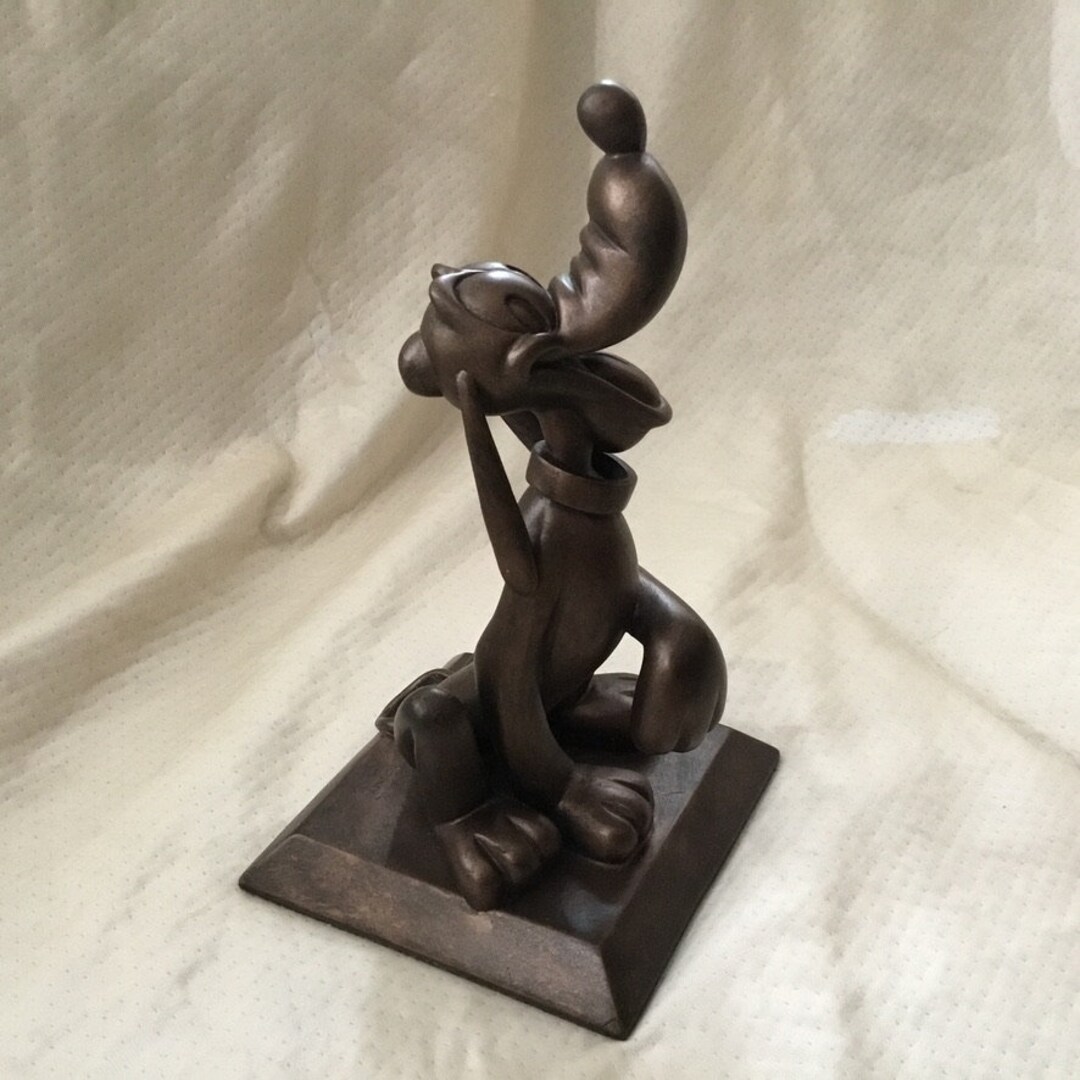 Disney Bronze Resin Pluto Figure Figurine Statue Sculpture - Etsy