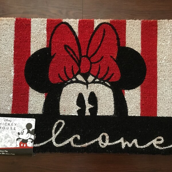 Mickey Mouse Welcome Mat - Etsy