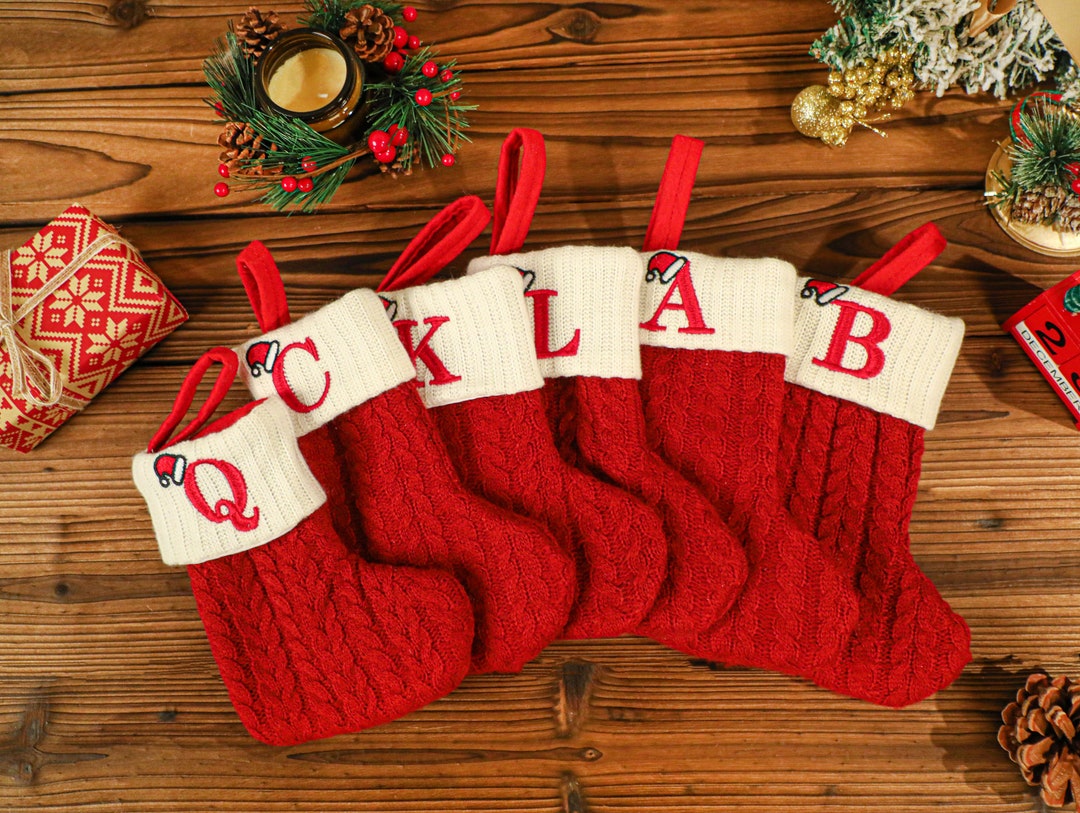Personalized Embroidered Christmas Stockings Small Christmas - Etsy