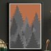 Autumn Forest Art Print, Halloween Wall Decor, Dark Forest Wall Decor ...