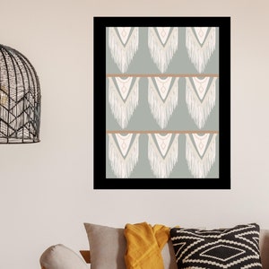 Boho Wall Print Boho Wall Art Neutral Wall Print Printable - Etsy