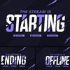 Clean Twitch Overlay Animated Webcam Overlay/twitch Stream Overlays ...