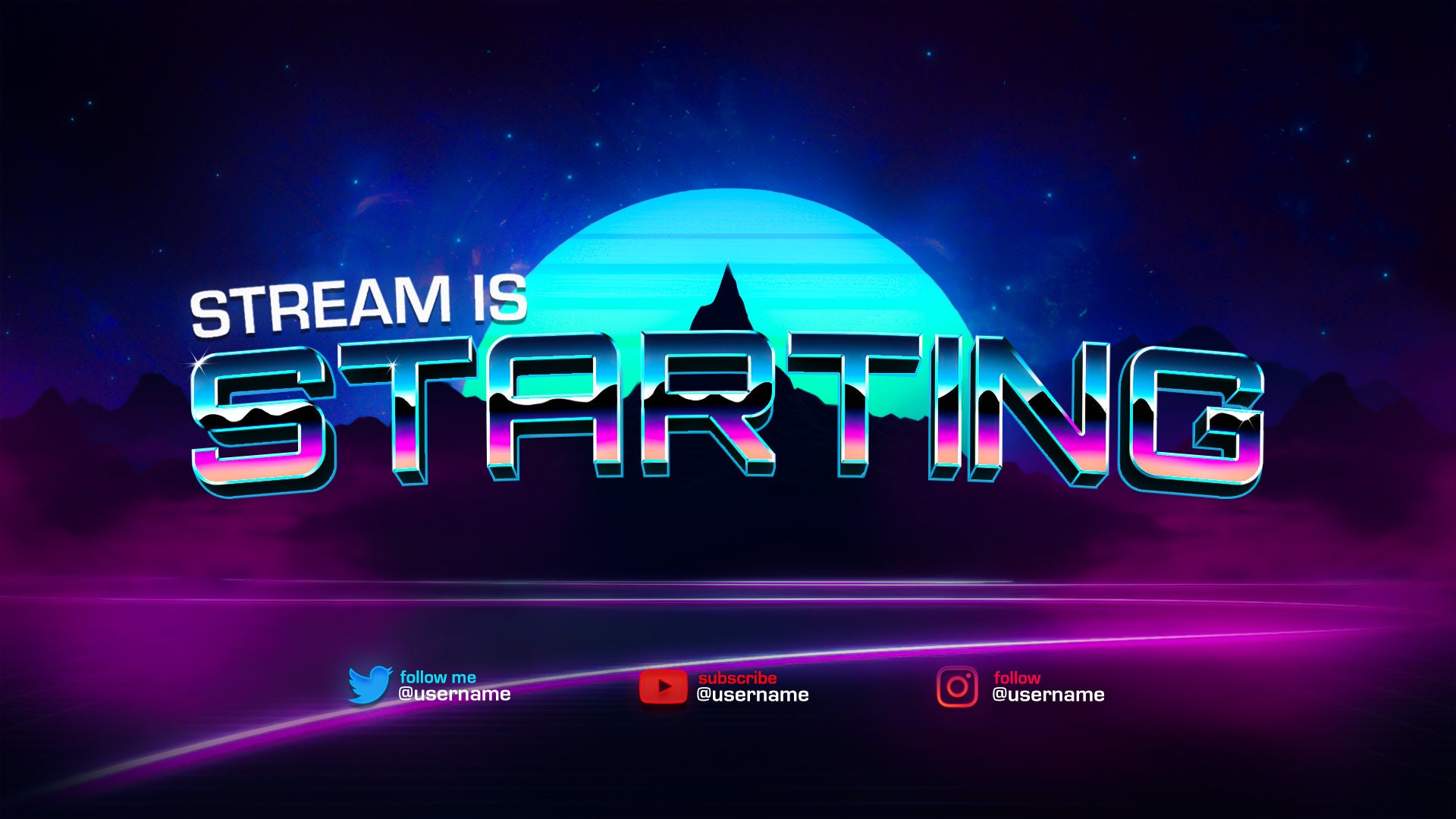 Retro Theme Twitch Stream Overlay Pack// Minimal Stream Overlay Pack ...