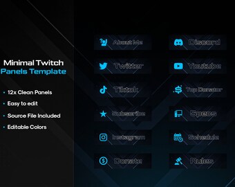 Clean Webcam Overlay // Animated Webcam Overlay Template // - Etsy