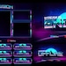 Retro Theme Twitch Stream Overlay Pack// Minimal Stream Overlay Pack ...