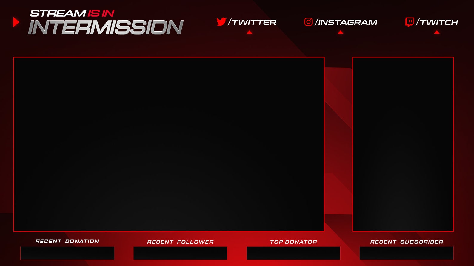 Minimal Full Stream Overlay Pack, Complete Stream Overlays Pack ...