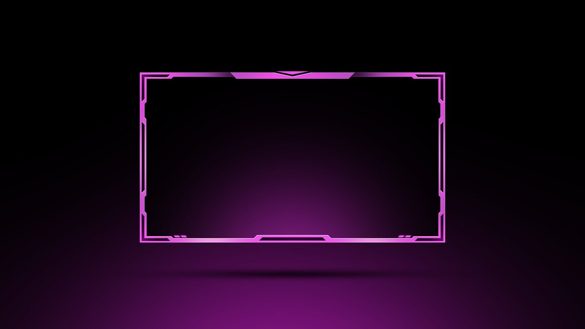 Animated Pink Webcam Overlay: Clean Stream Facecam Template - Etsy