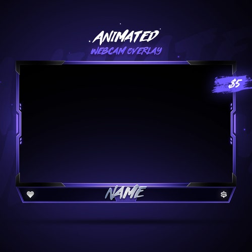 Twitch Overlay Animated Webcam Facecam Gamecam Overlay - Etsy Twitch Overlay Animated Webcam Facecam Gamecam Overlay - Etsy