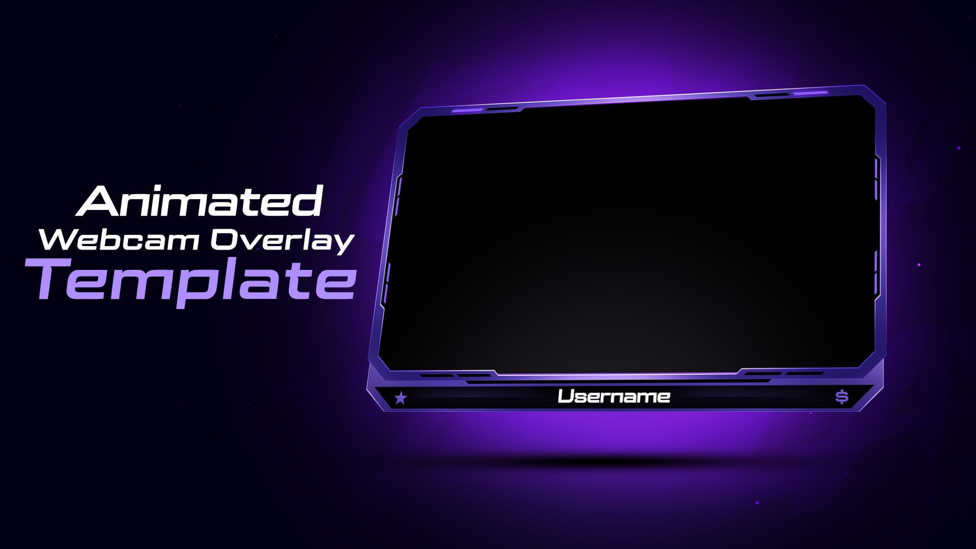 Modern Webcam Overlay Animated - Etsy