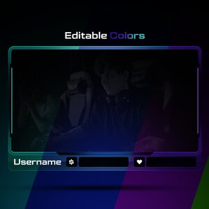 Clean Animated Webcam Overlay // Rounded Green Webcam Overlay Template ...