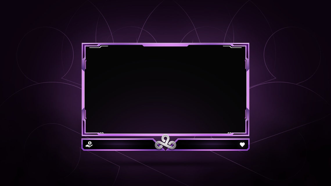 Animated Webcam Overlay Template/ Twitch Pink Webcam Frame - Etsy Australia