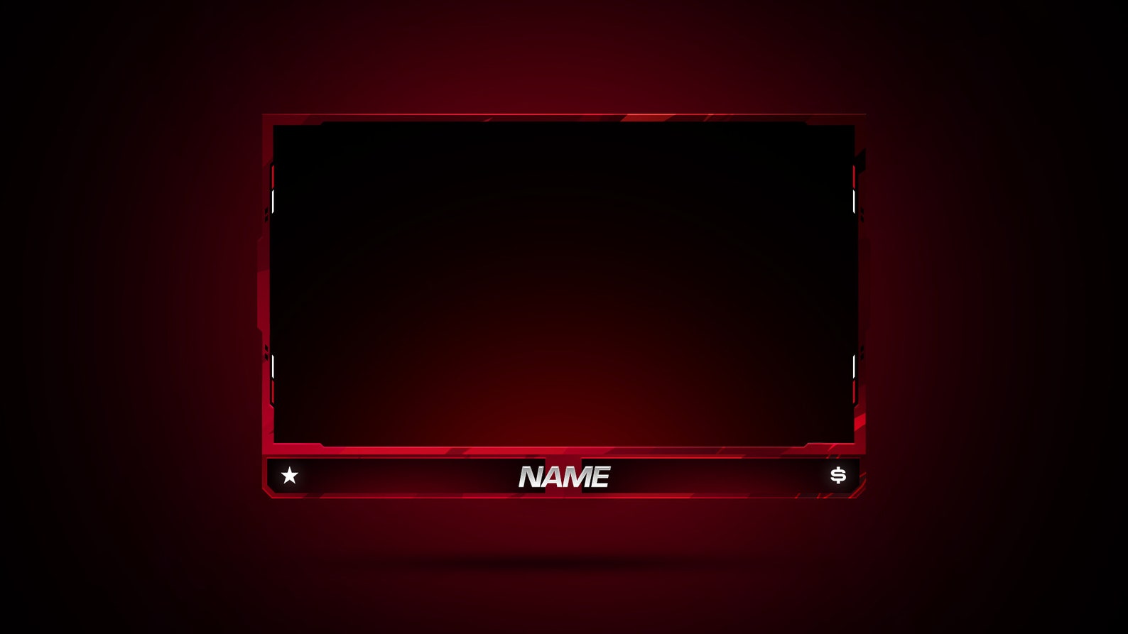 Minimal Red Stream Overlay Pack for Twitch, Kick & Youtube Streamers ...