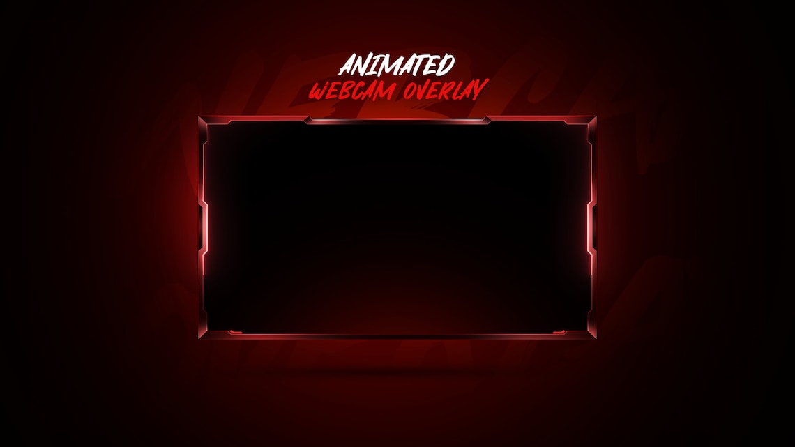 Animated Clean Webcam Overlay // Twitch Overlay // Stream Overlay - Etsy