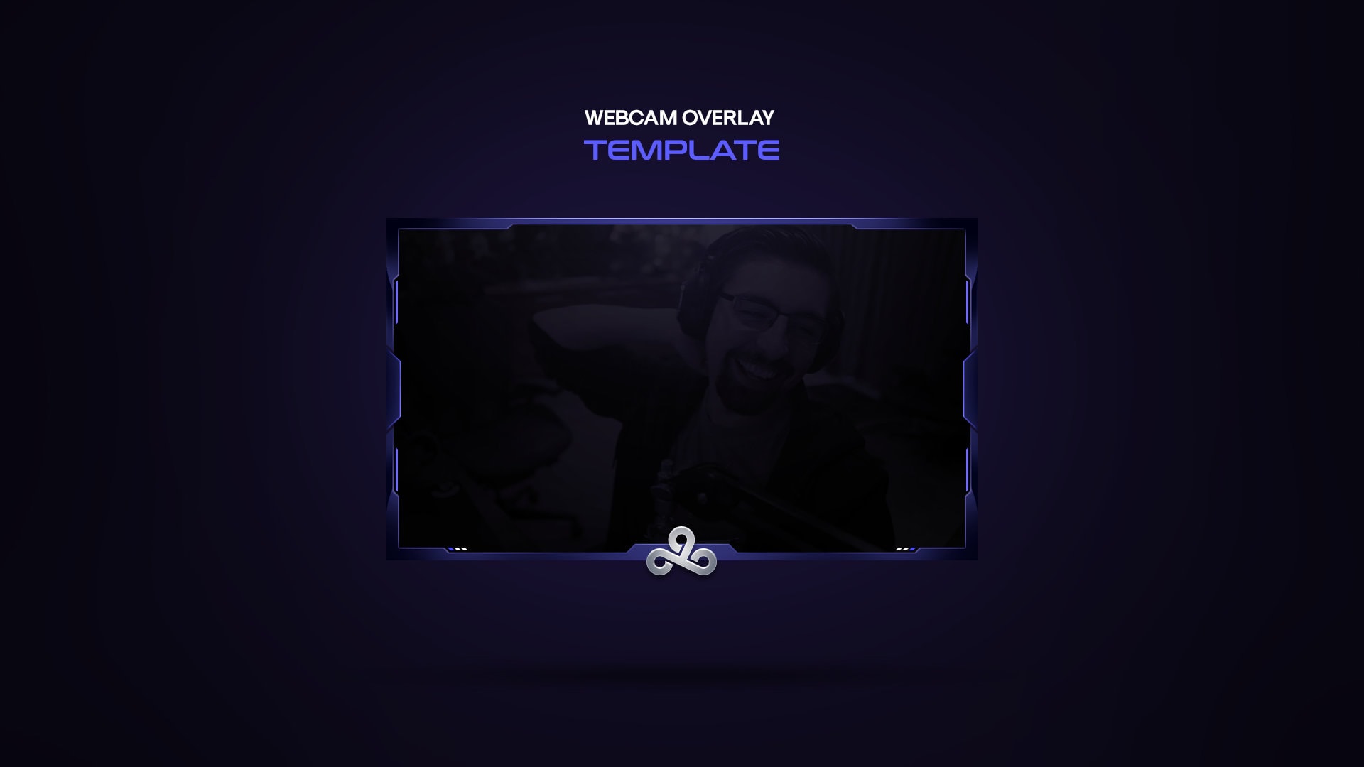 Animated Webcam Overlay/purple Animated Webcam Overlay - Etsy