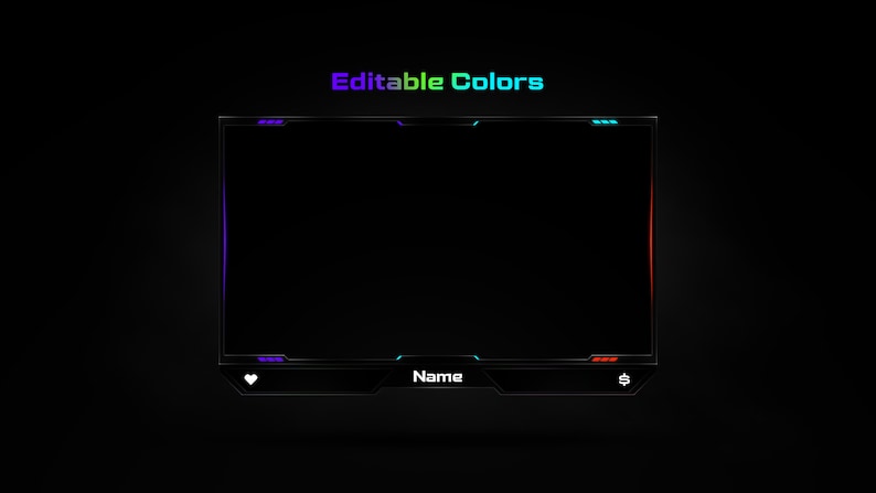 Minimal Animated Webcam Overlay // Green Animated Webcam Overlay ...