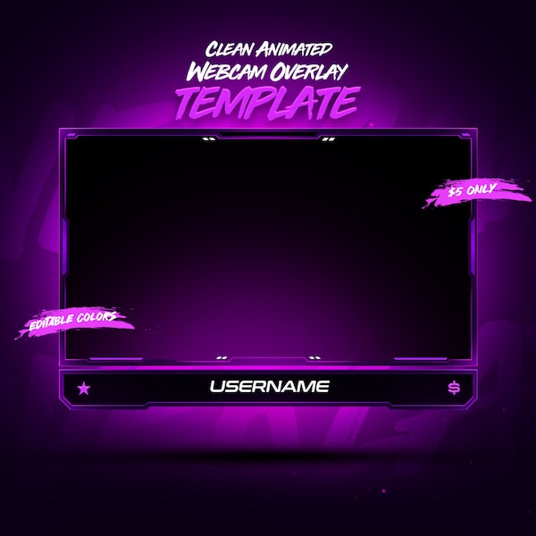 Facecam Overlay Clean - Etsy