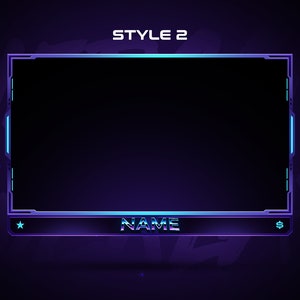 Animated Webcam Overlay // Animated Retro Style Webcam Overlay Template ...