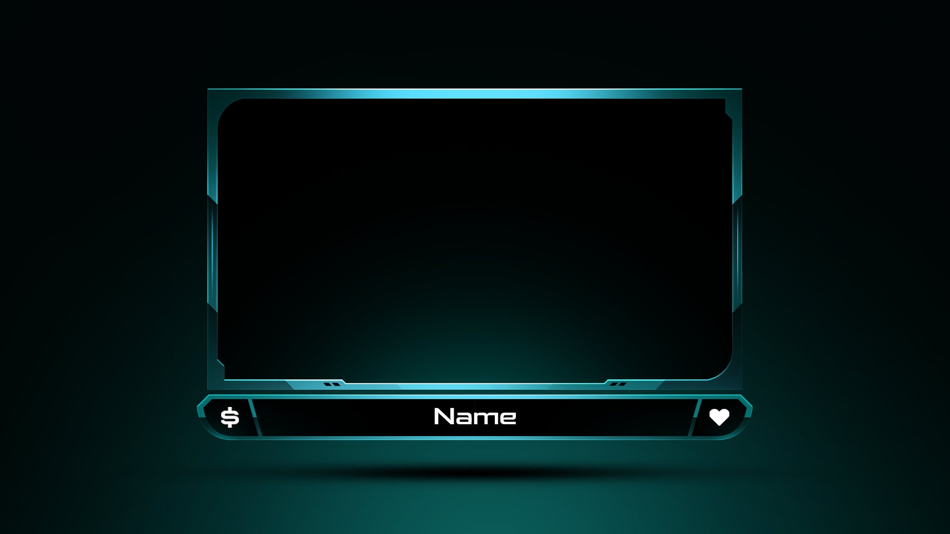 Minimal Blue Webcam Overlay // Animated Light Blue Webcam Overlay ...