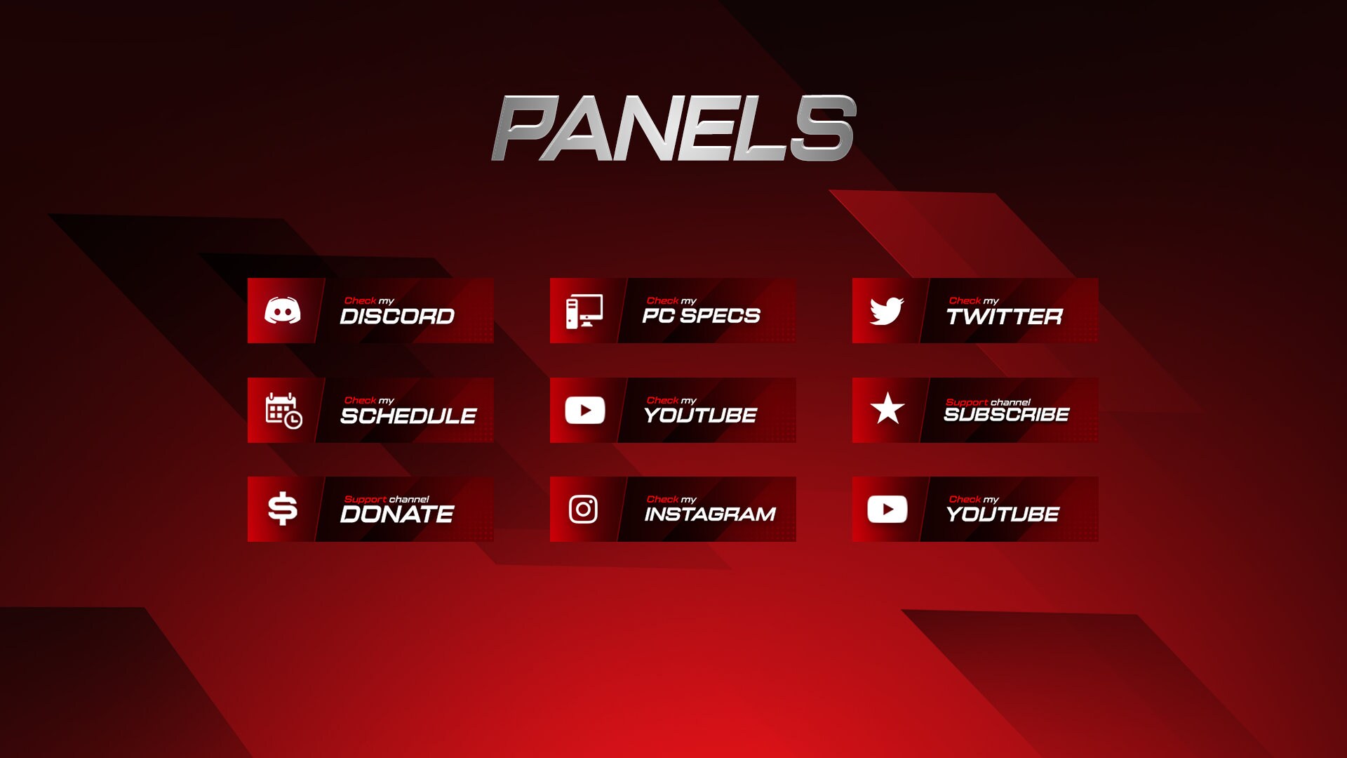 Minimal Full Stream Overlay Pack, Complete Stream Overlays Pack ...