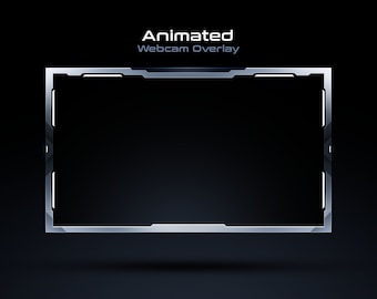 Clean Animated Webcam Overlay // Animated Webcam Overlay Template for ...