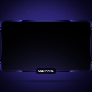 Animated Rounded Webcam Overlay Template/twitch Stream Overlays/facecam ...