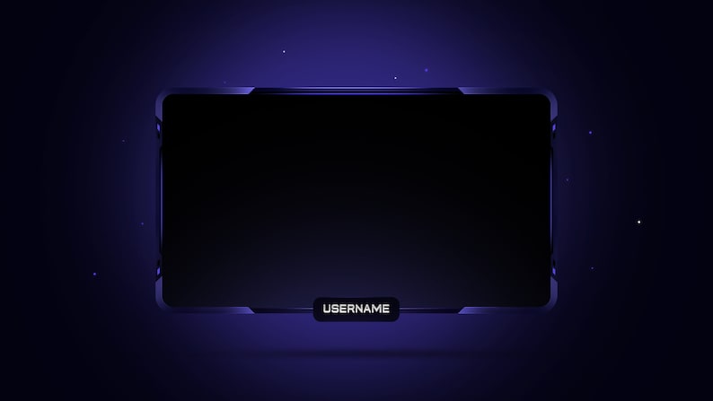 Animated Rounded Webcam Overlay Template/twitch Stream Overlays/facecam ...