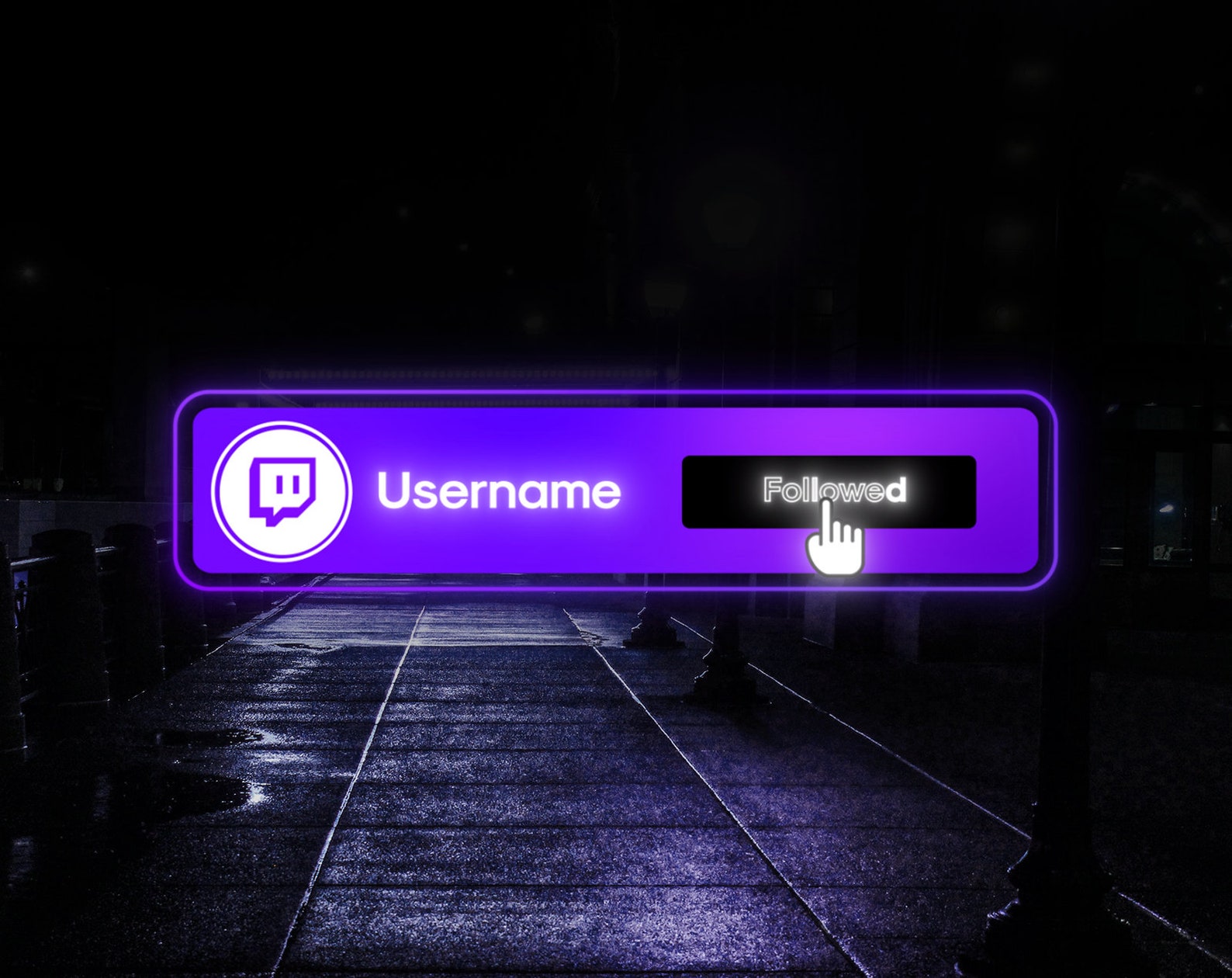 Animated Twitch Popup Animation for Youtube, Twitch, Kick Streamers // Social Media Lower Thirds ...