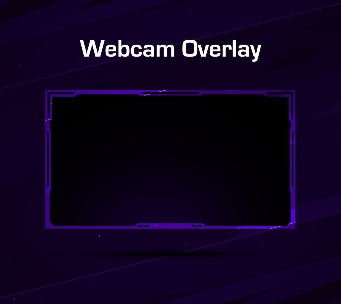 Clean Tiktok Purple Stream Overlay Pack, Tiktok Streaming Overlay Pack ...