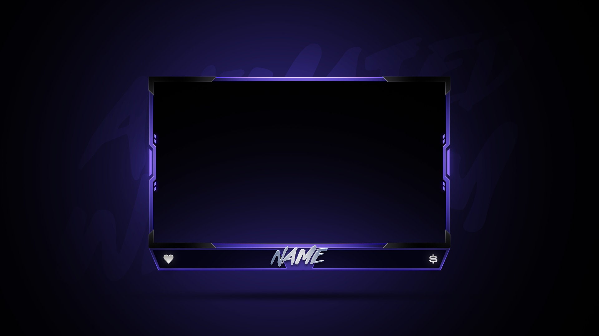 Clean Twitch Overlay Animated Webcam Overlay/twitch Stream Overlays ...