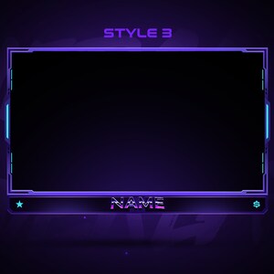 Animated Webcam Overlay // Animated Retro Style Webcam Overlay Template ...
