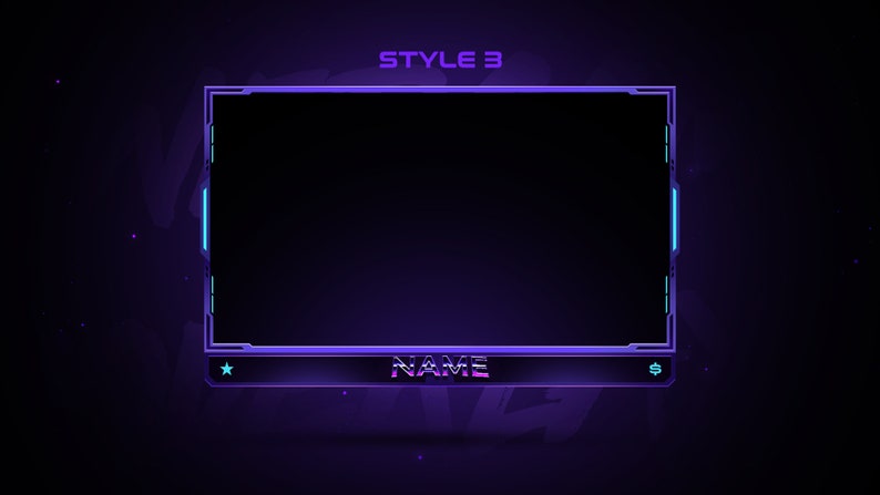 Animated Webcam Overlay // Animated Retro Style Webcam Overlay Template ...